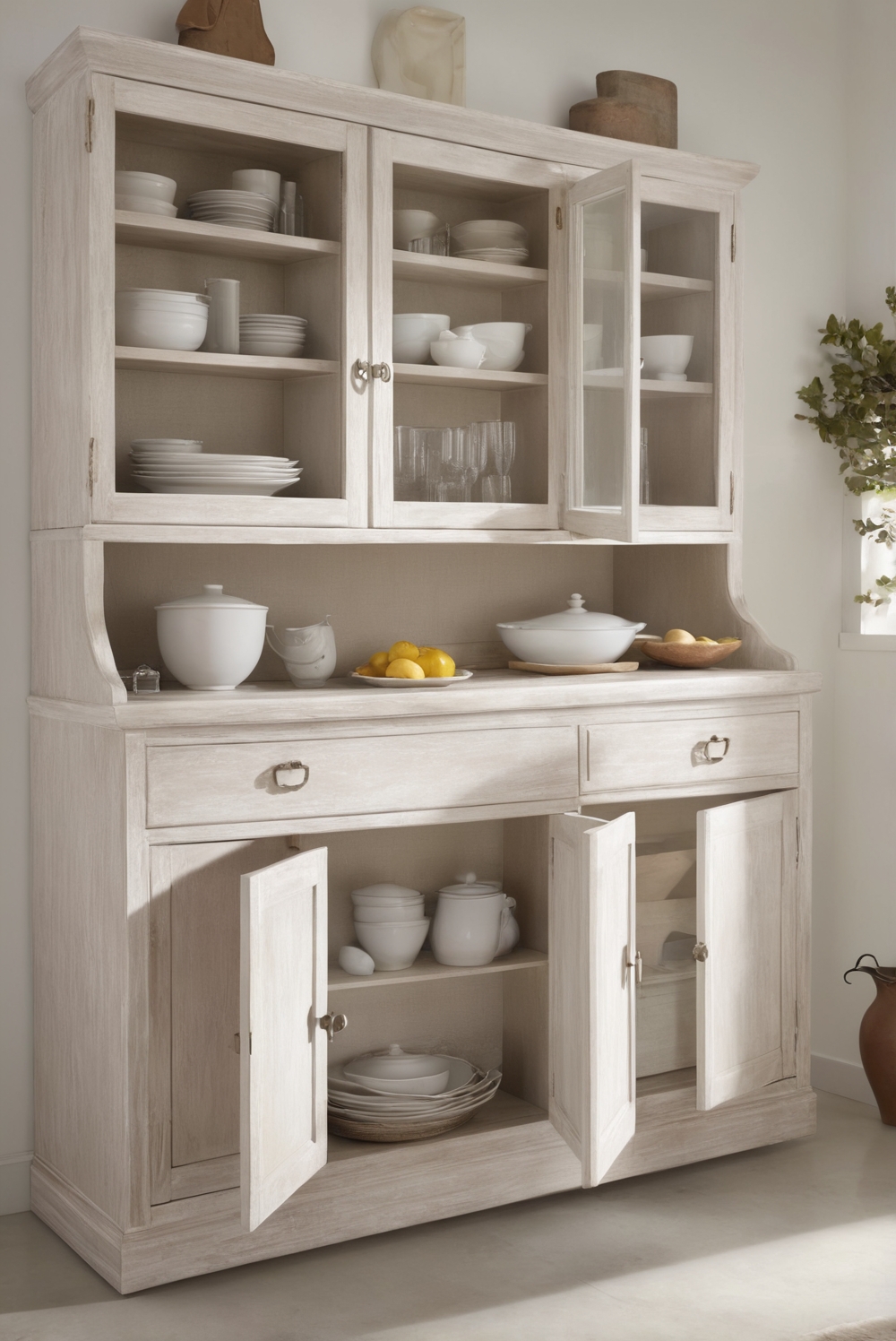 Discover the timeless allure of Whitewashed Cabinets—guide. - Lorena ...